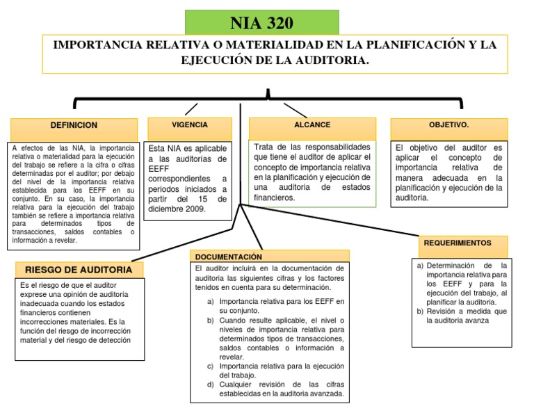 Mapa Mental Nia 320 | PDF | Auditoría | Contralor