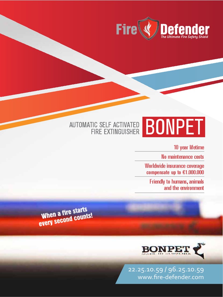Bonpet: Automatic Self Activated Fire Extinguisher | PDF | Combustion ...