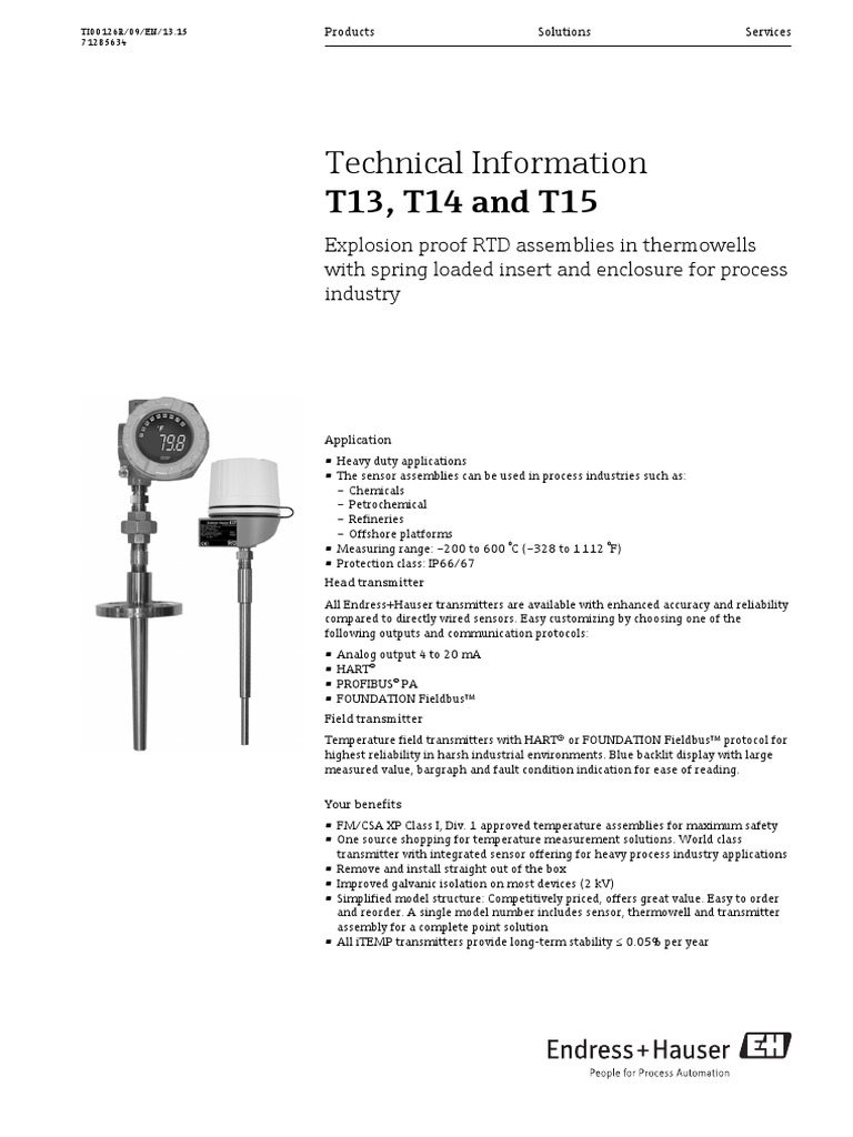 Technical Information T13, T14 and T15 | PDF | Electrical Resistance ...