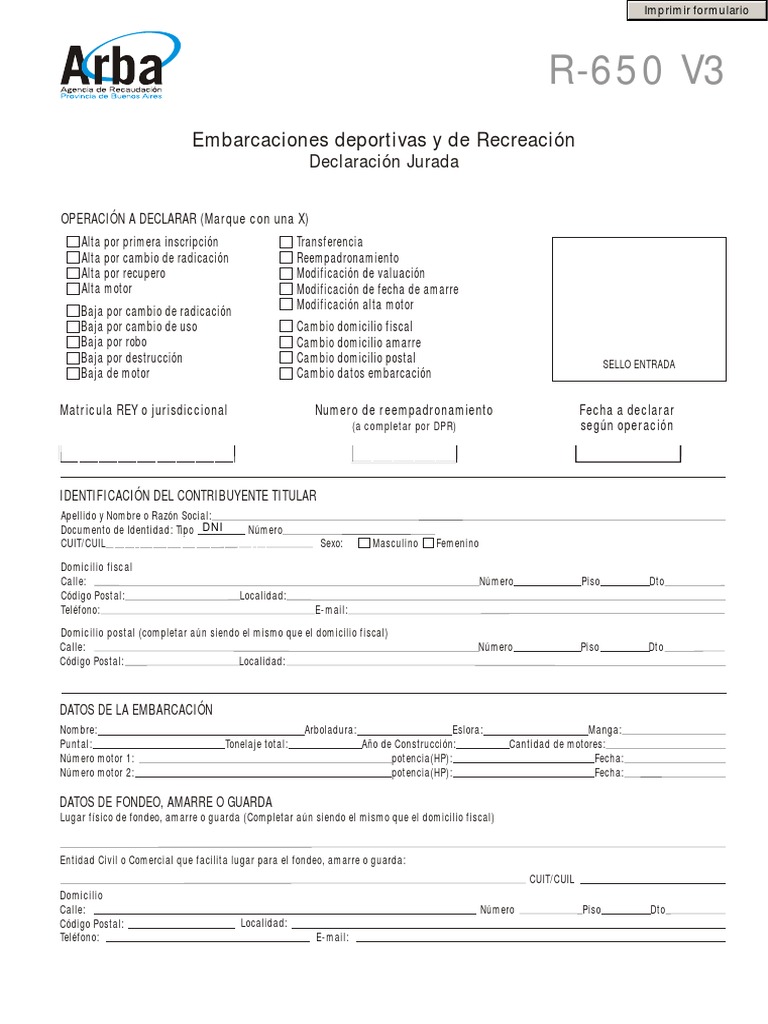 Formulario R-650 V3 | PDF | Comunicación escrita | Business