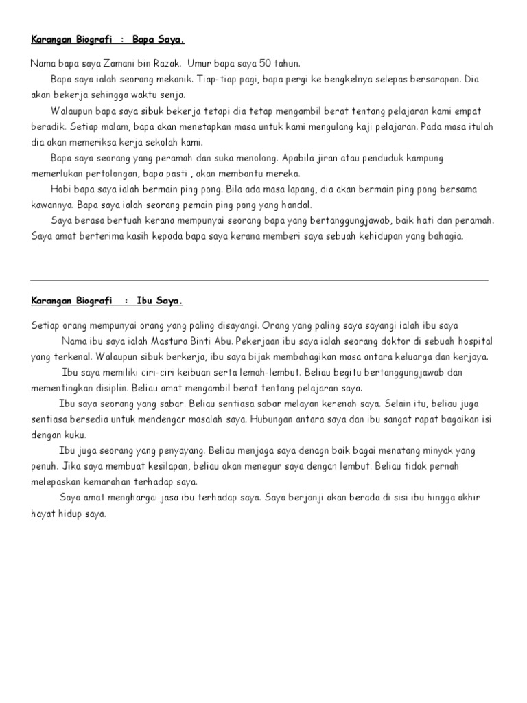 Karangan Biografi Pdf