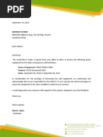 Explanation Letter For DTR | PDF