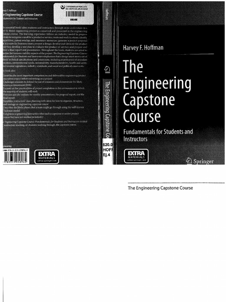 The Engineering Capstone Course Pdf