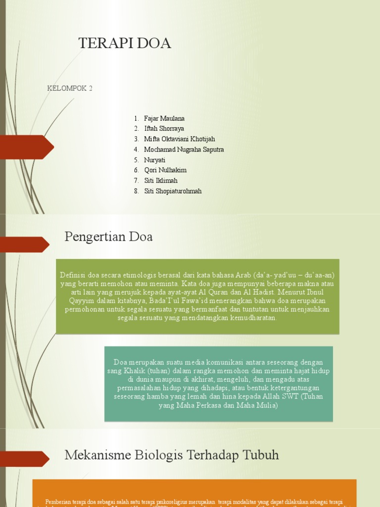 MEMANFAATKAN TERAPI DOA | PDF