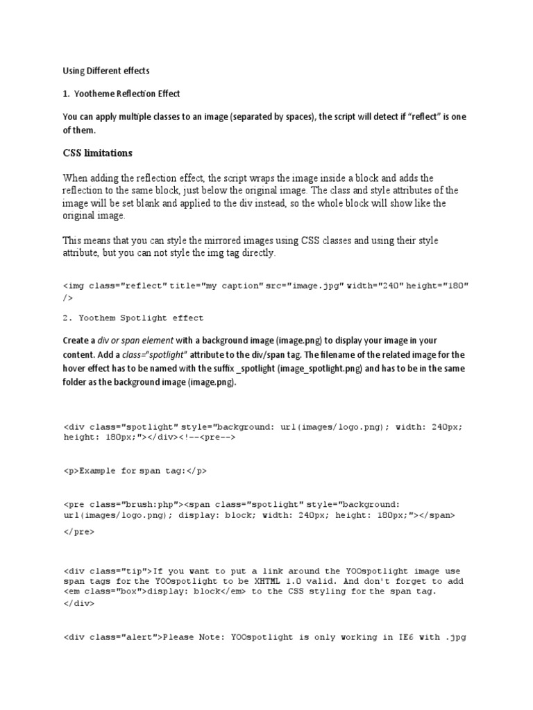 CSS Limitations | PDF | Html Element | Software Engineering