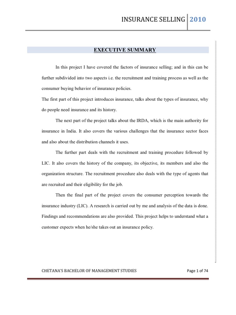 Insurance Selling | PDF | Insurance | Financial Services