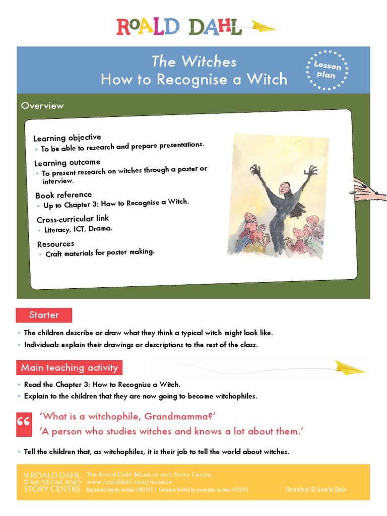 Recognizing Witches: Lesson Plan | PDF