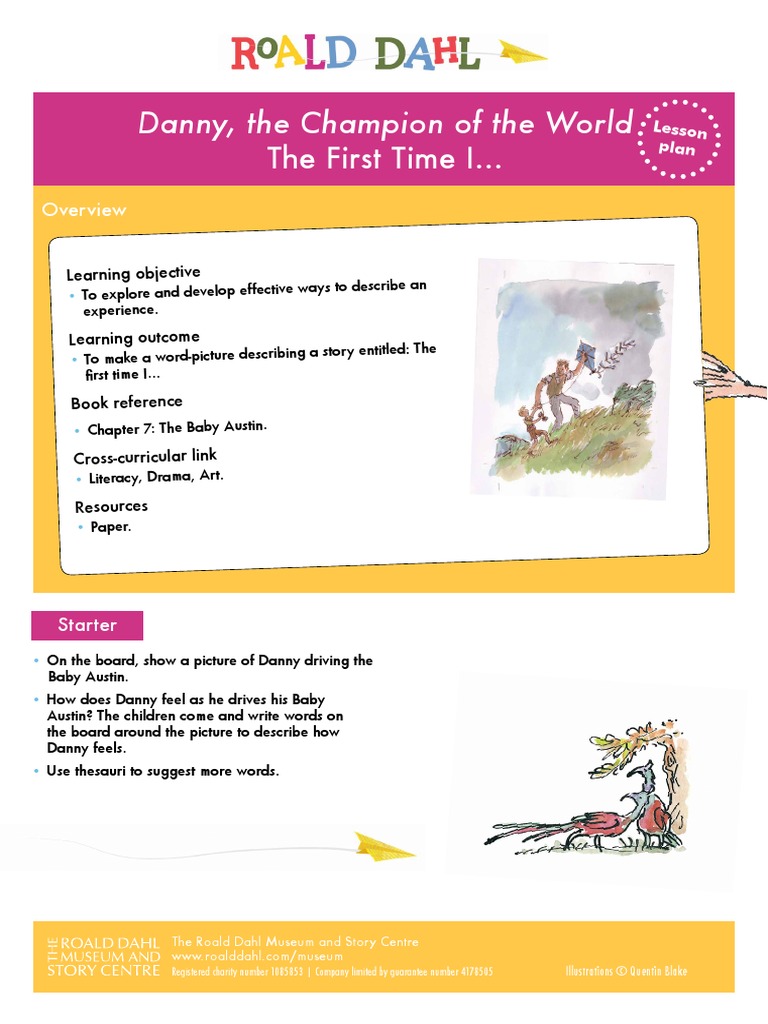 Danny, The Champion of The World: The First Time I.. | PDF