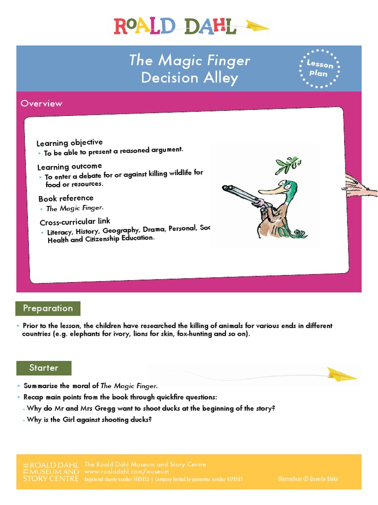 The Magic Finger: Decision Alley | PDF | Learning