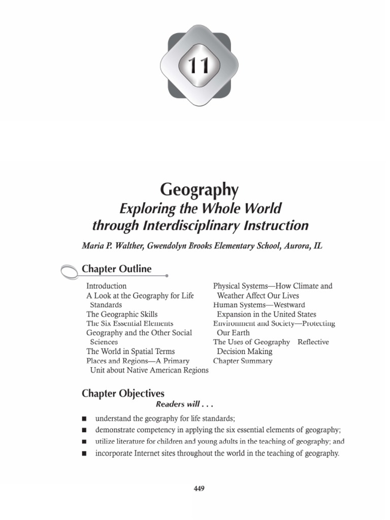 Module 4 - Teaching Geography Interdisciplinary | PDF | Geography ...