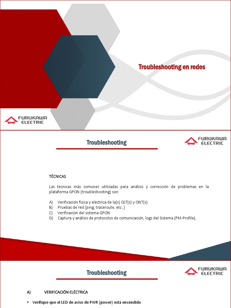 Guía de Troubleshooting en Redes GPON | PDF | Estándares de red ...