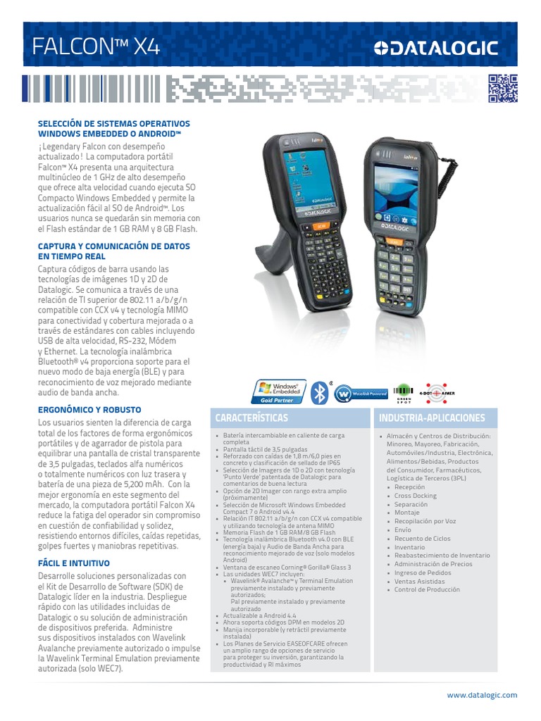 Falcon X4 Data Sheet - Spanish | PDF | Android (sistema operativo ...