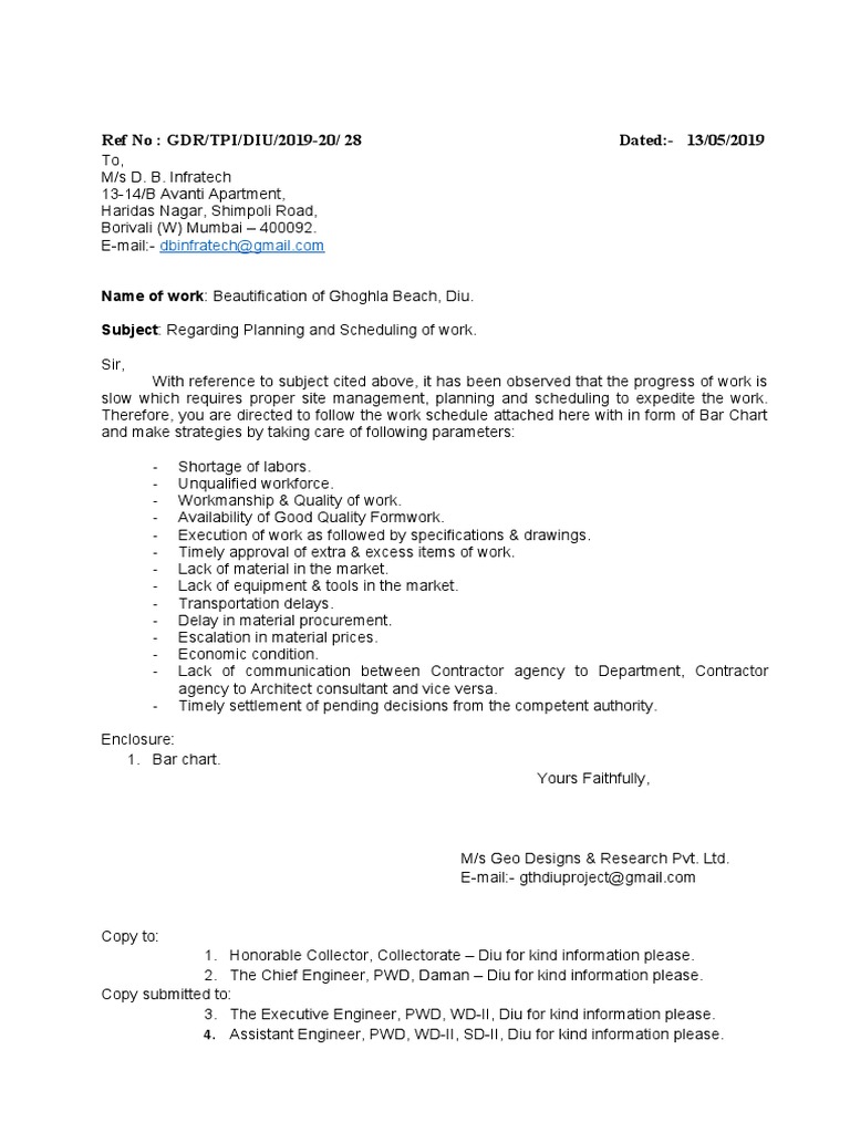 GEO To D.B.Infratech - Bar Chart | PDF
