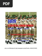Pakistan Air Force Test Sample Paper | PDF | Question | Intelligence