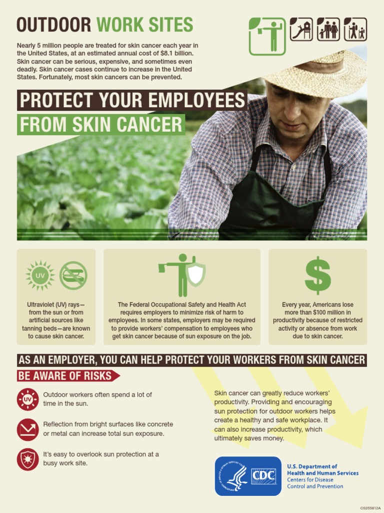 Protect Your Employees From Skin Cancer: Work Sites | PDF | Sunscreen ...