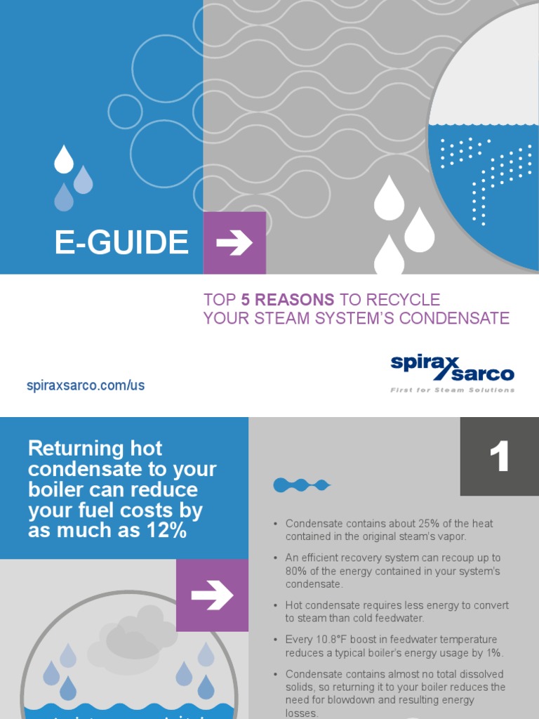 Five Reasons to Recycle Your Steam System's Condensate: Savings on Fuel ...