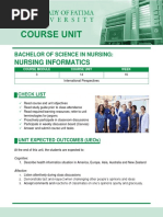 Nursing Informatics | PDF | Health Informatics | Nursing