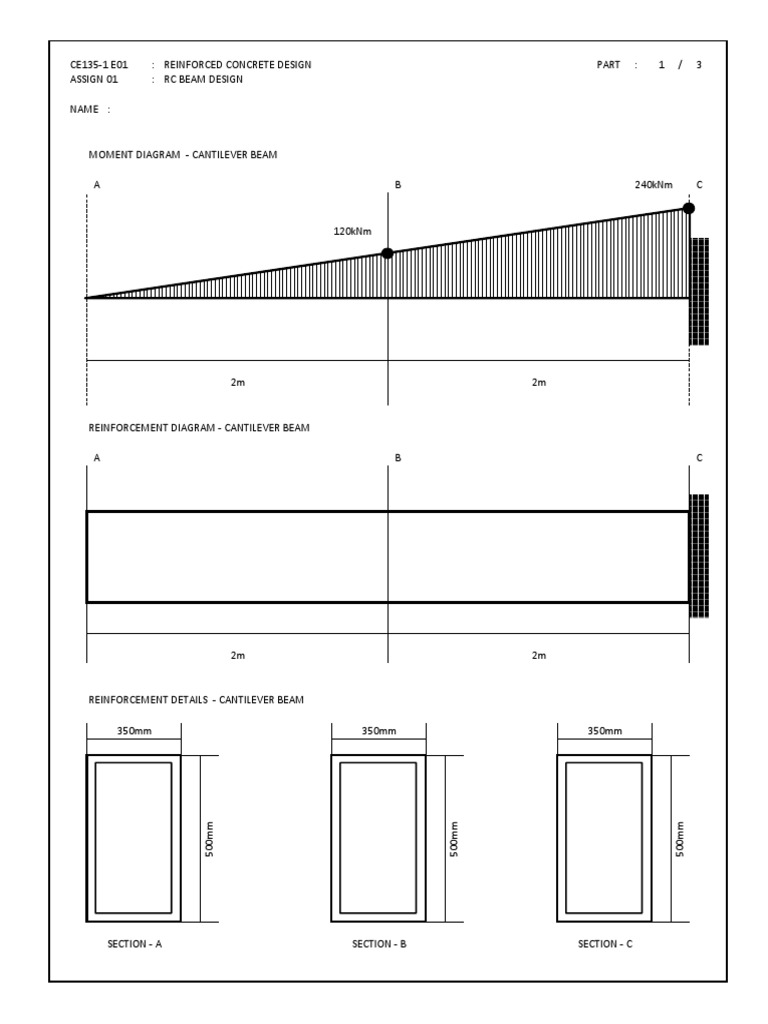ASSIGN 01 - RC Beam Design V01
