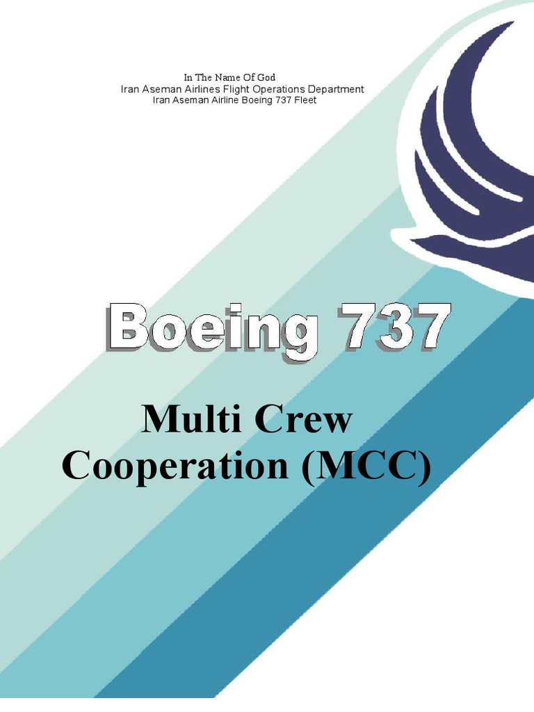 MCC Training Manual for Boeing 737-400 | PDF | Situation Awareness ...