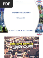 Defensive Driving Course Outline | PDF | Driving | Traffic Collision