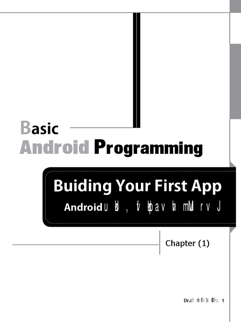 Android Programming Layout PDF | PDF | Eclipse (Software) | Application ...