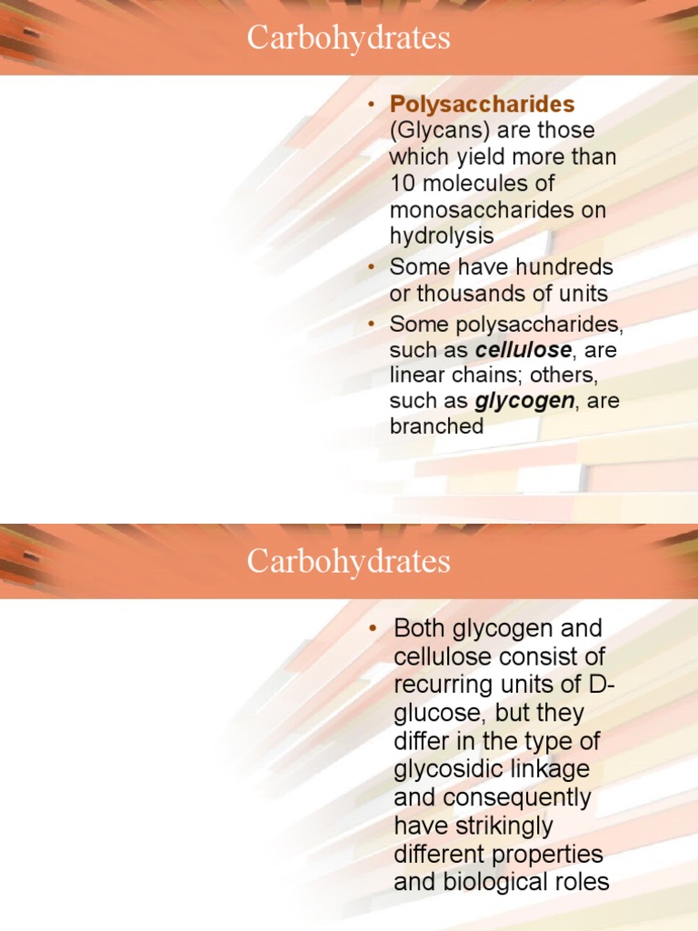 Carbohydrates 3rd Module | PDF