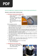 04 Produce Organic Concoctions and Extracts | PDF | Vinegar | Coconut