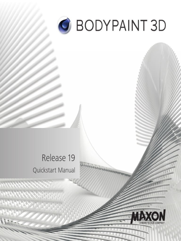 Quickstart BodyPaint 3D R19 US PDF | PDF | Texture Mapping | 3 D Computer Graphics