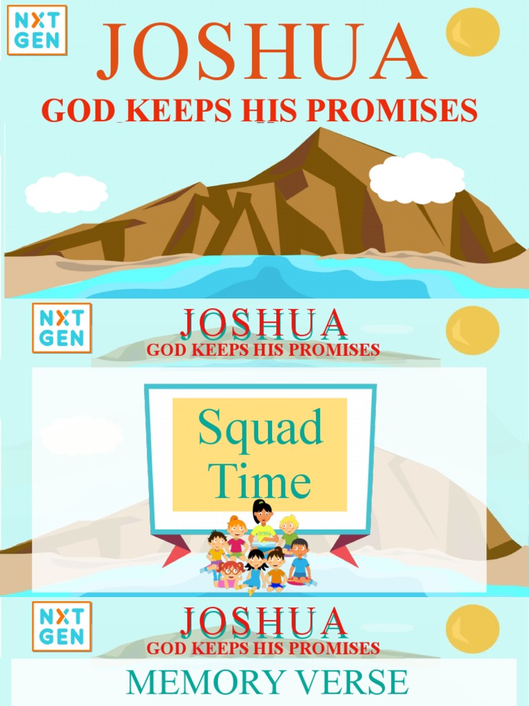 God Keeps His Promises | PDF | Joshua | Bible Content