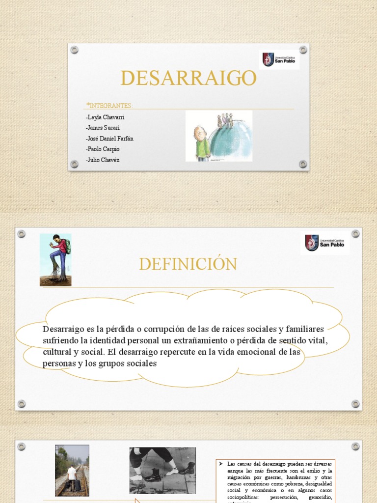 Causas y Efectos del Desarraigo | PDF | Genocidios | Migración humana