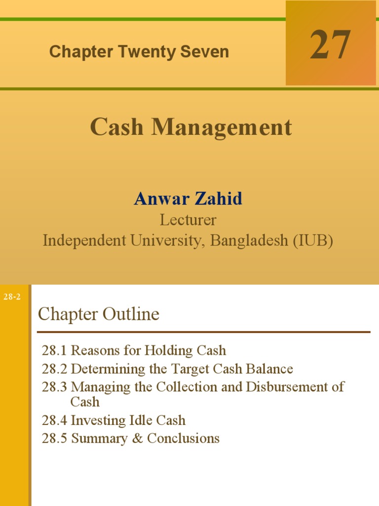 Chapter 27 Updated | PDF | Float (Money Supply) | Cheque