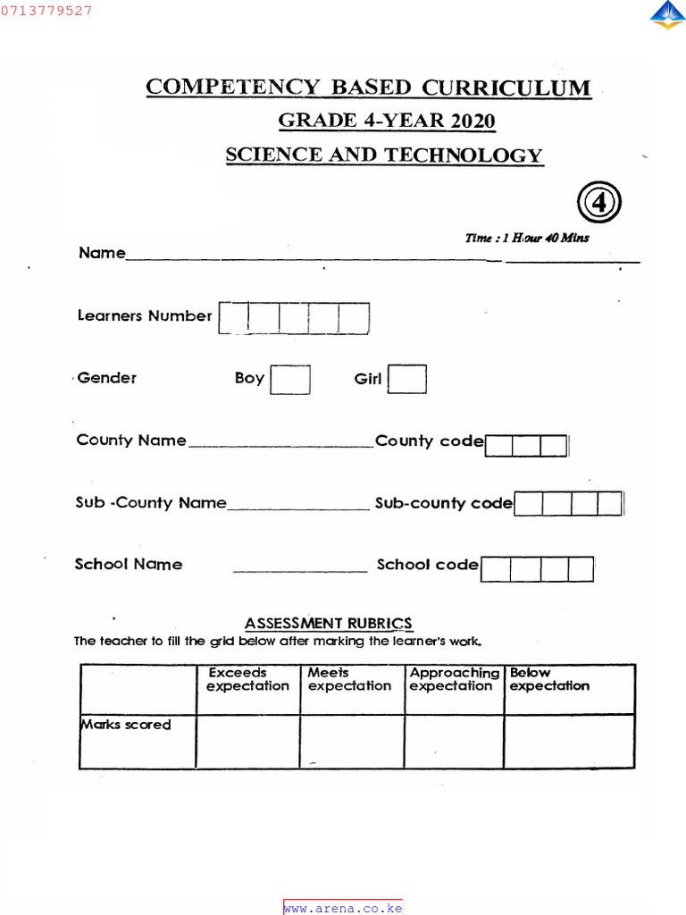 Grade 4 science curriculum assessment | PDF | Soil | Agriculture