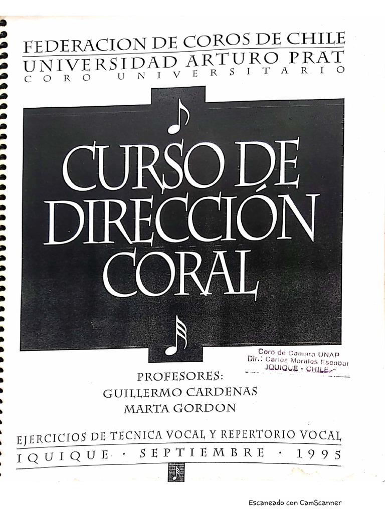 Curso de Dirección Coral PDF | PDF