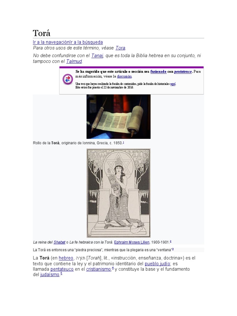 Torá | PDF | Tora | Biblia hebrea