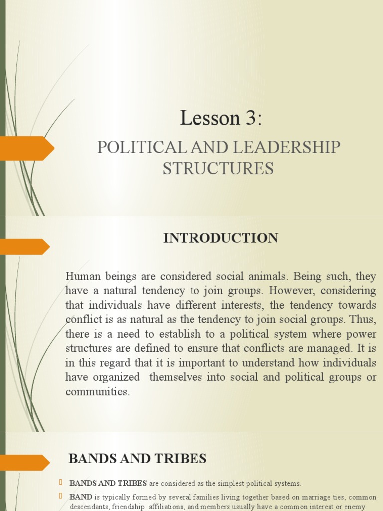 Political Structures and Leadership Types | PDF | Legitimacy (Political ...