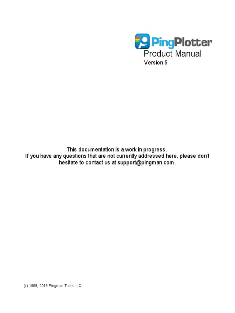 Product Manual: (C) 1998, 2016 Pingman Tools LLC | PDF | Router (Computing) | Network Architecture