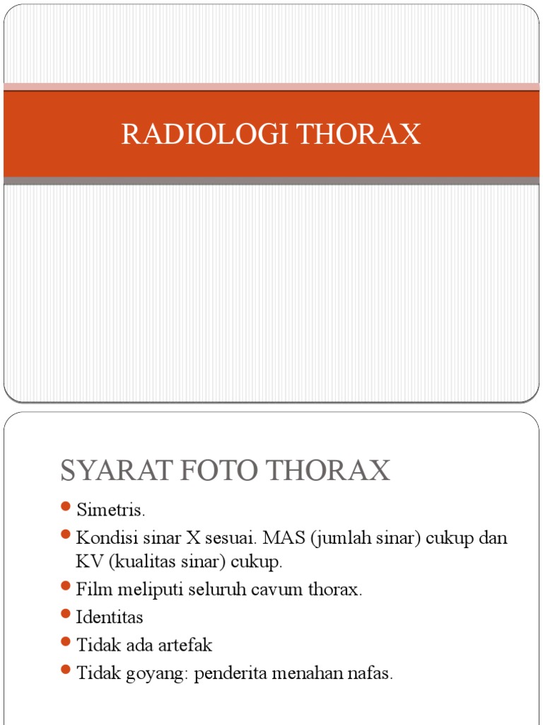 Thorax Normal | PDF