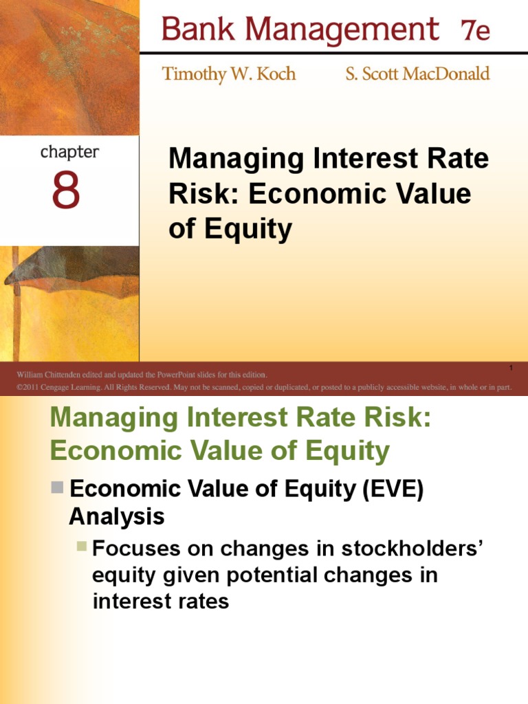 Chapter 8 Managing Interest Rate Risk - Economic Value of Equity | PDF ...