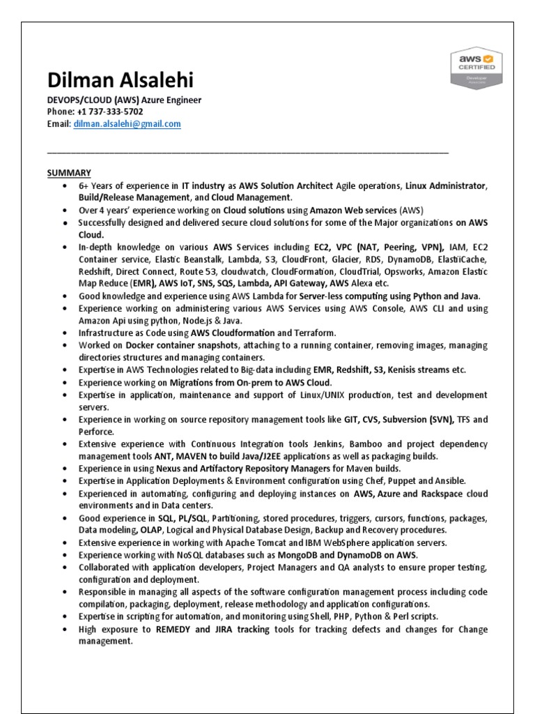 Dilman .Alsalehi | PDF | Cloud Computing | Scripting Language