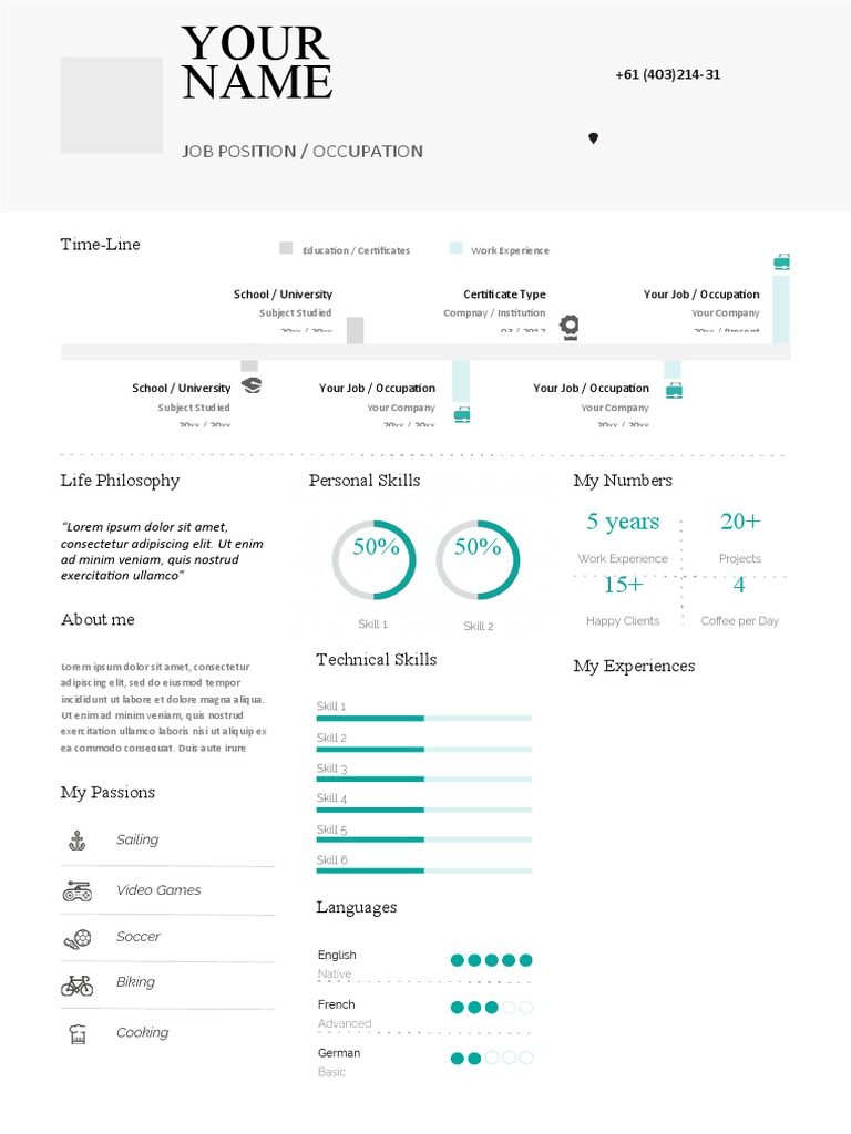 Microsoft CV Resume Template 35