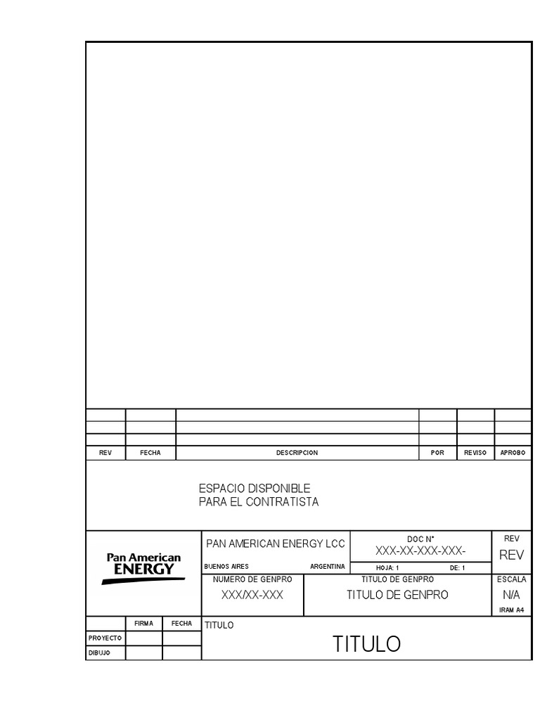 ES-G-005-0 Formato Documento | PDF
