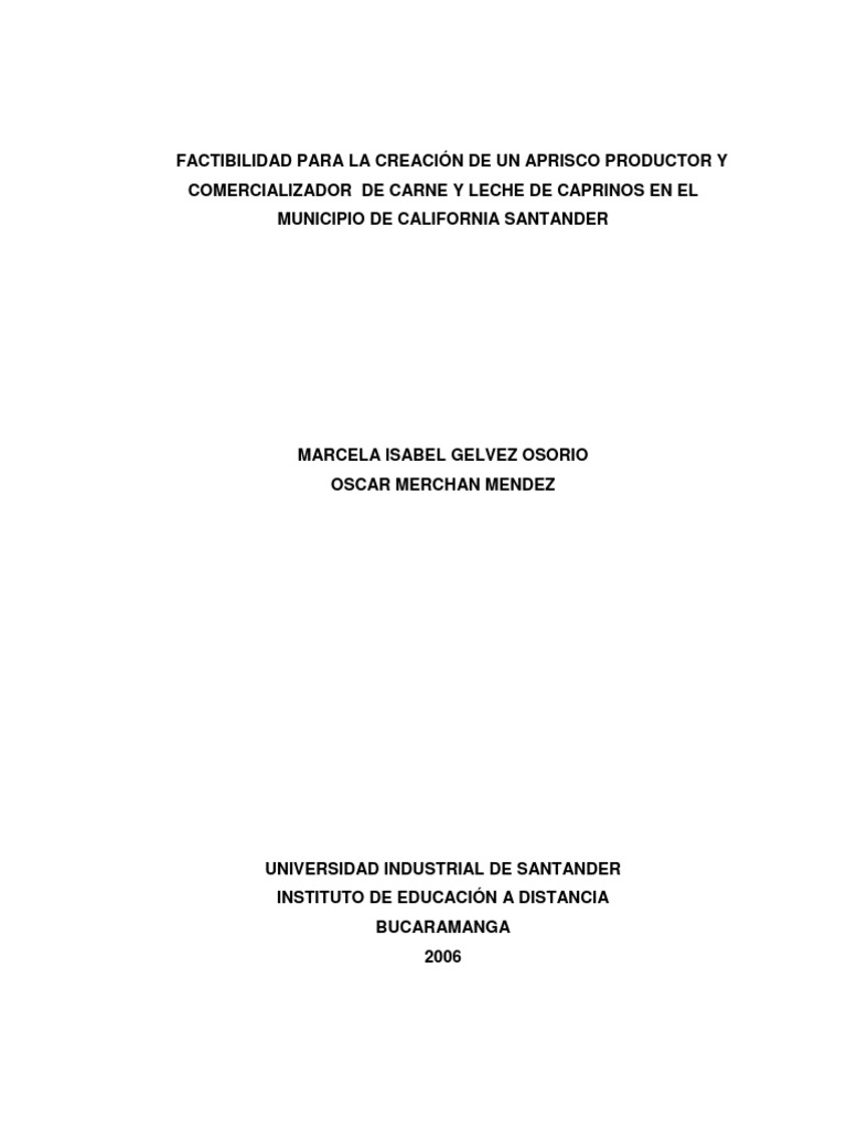 Aprisco | PDF | Cabra | Carne