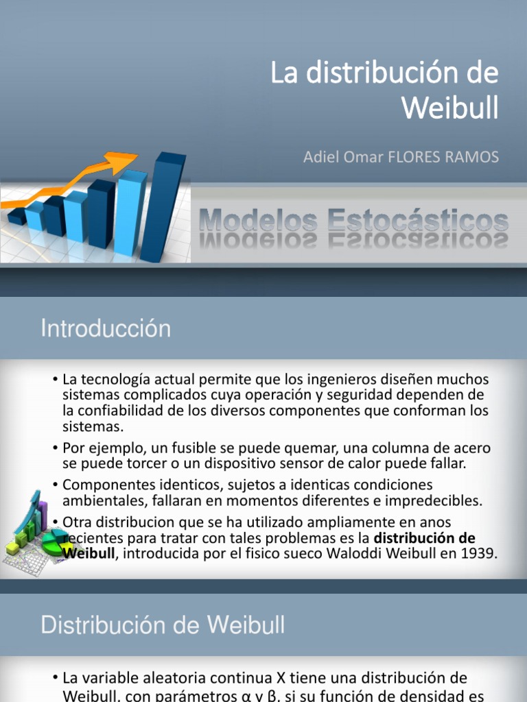 Distribución de Weibull y sus propiedades | PDF | Ingeniería de ...