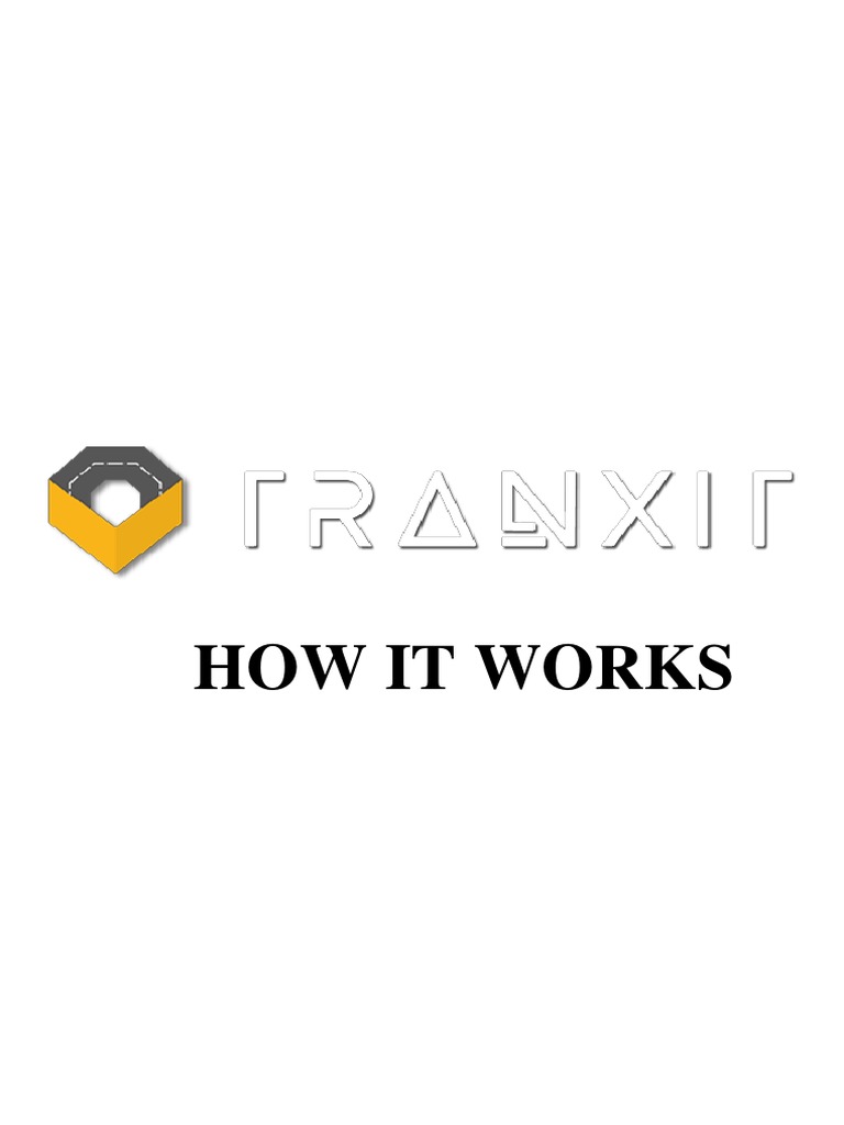 Tranxit - How It Works | PDF
