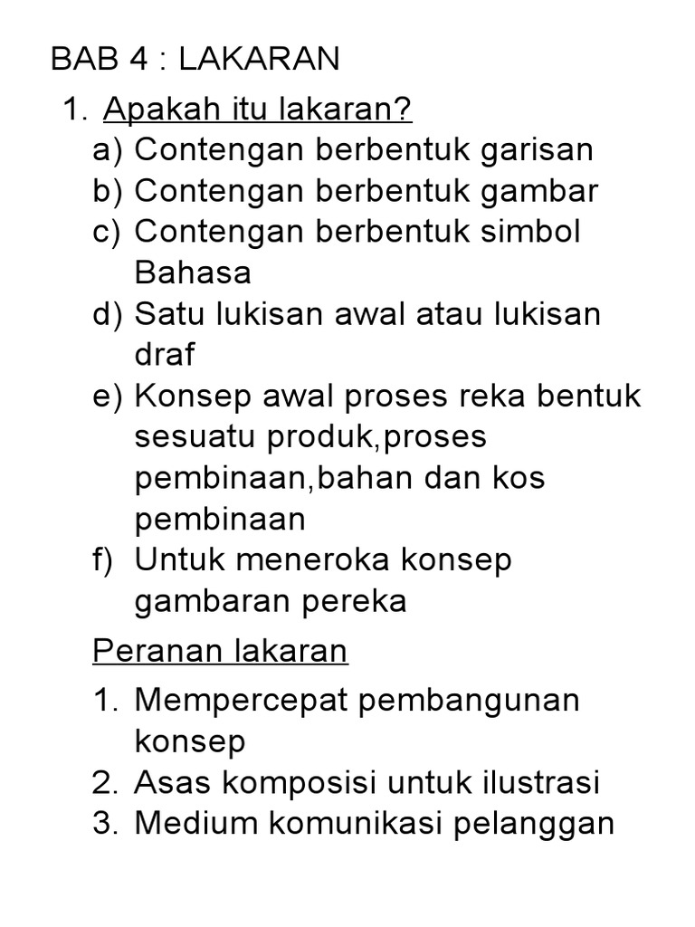 Latihan Bab 4 Lakaran Piktorial | PDF