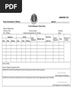 Claim For Out Station Duty Allowance | PDF | Transport | Public Transport