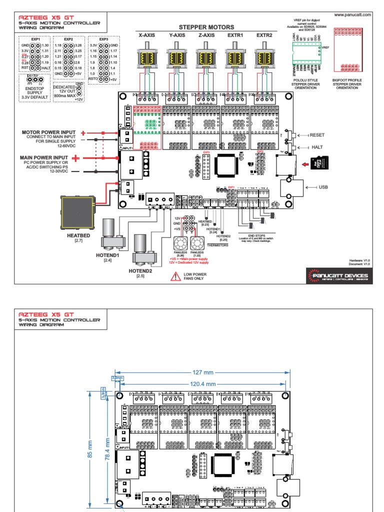 X5 GT Wiring Diagram | PDF | Power Supply | Electrical Components