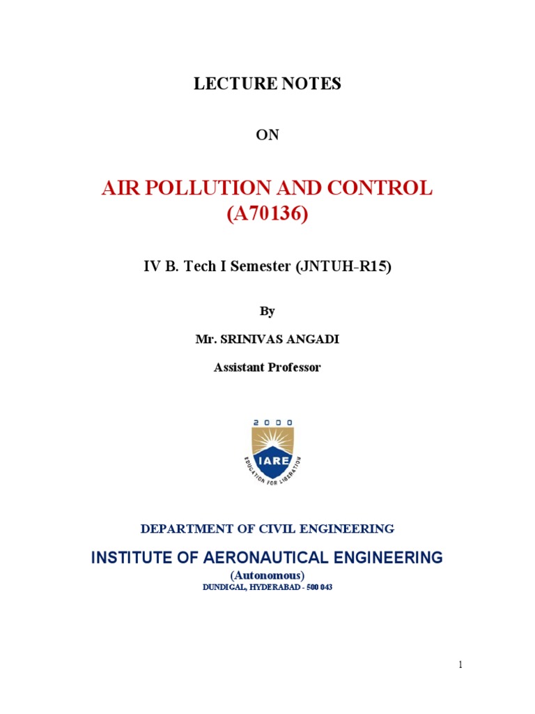 Air Pollution PDF | Download Free PDF | Greenhouse Effect | Global Warming