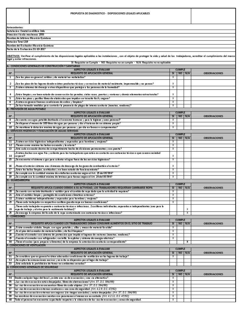 19 - EPS - Check List PRL 594 | PDF | Ultravioleta | Agua