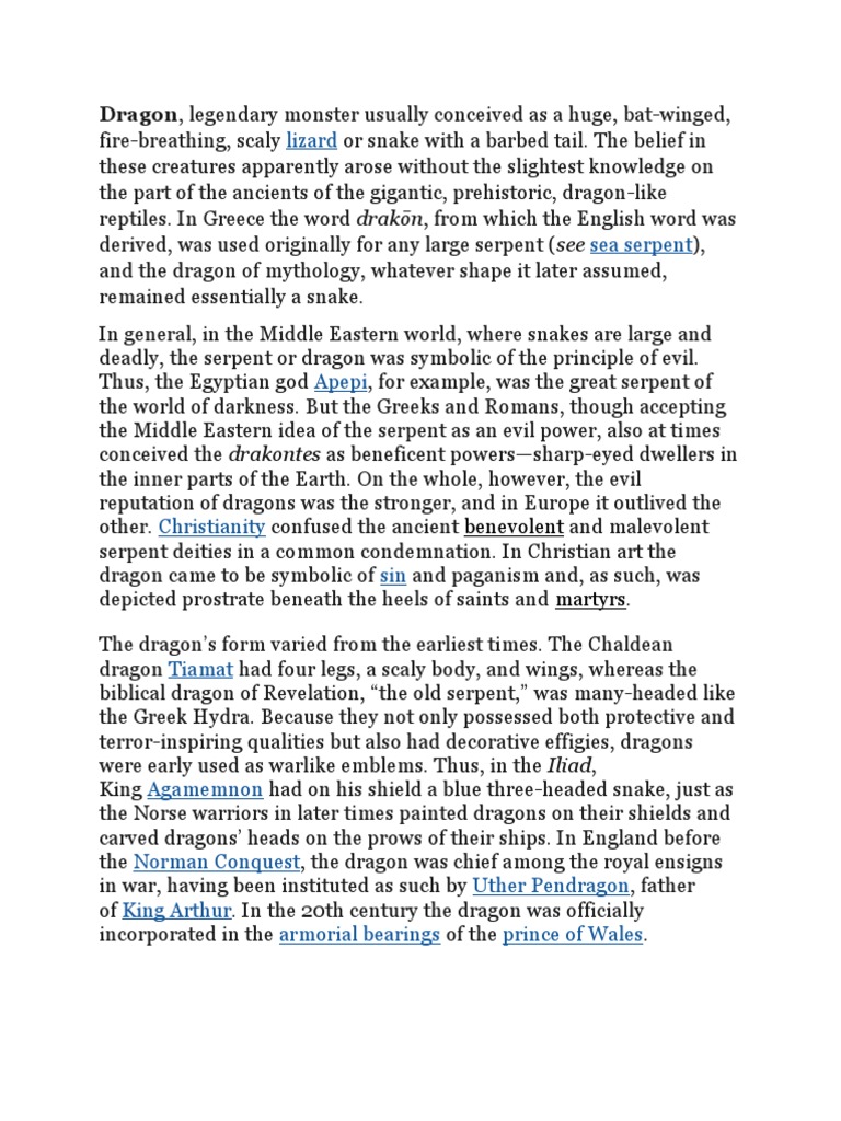 The Mythical Origins and Evolving Symbolism of Dragons Throughout ...